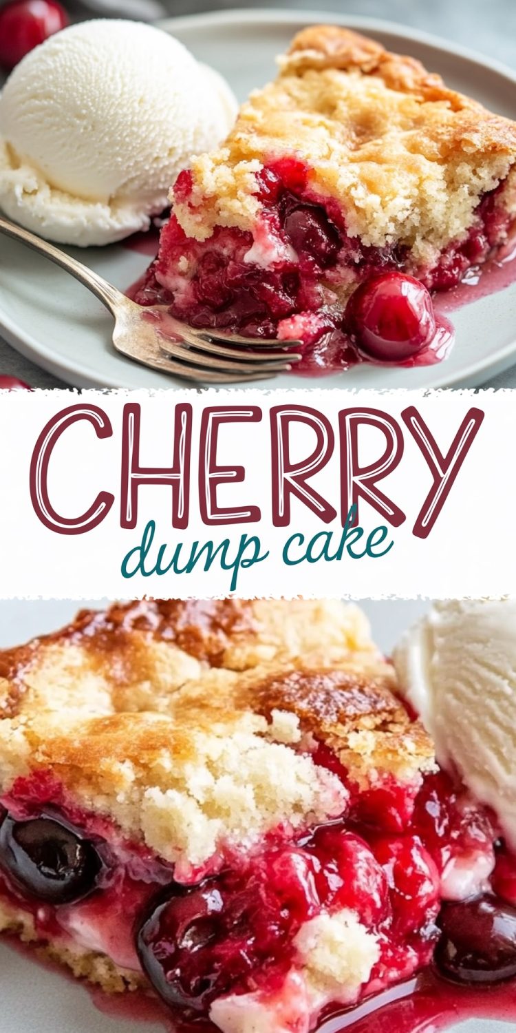 Cherry Dump Cake With Canned Cherries Or Fresh Cherries